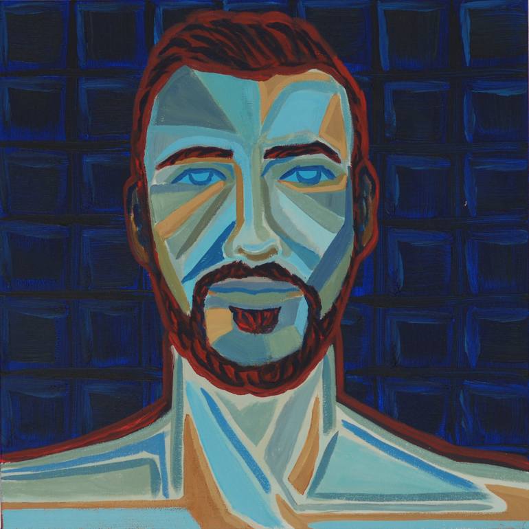 SOLD - Red Beard Painting by Michael Mew | Saatchi Art