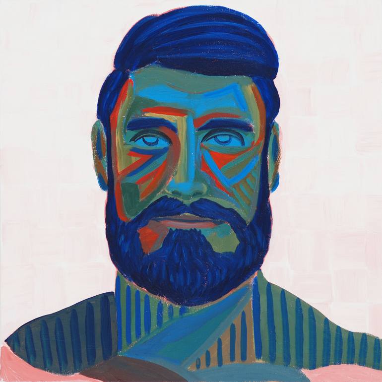 About Face - Private Collection Painting by Michael Mew | Saatchi Art