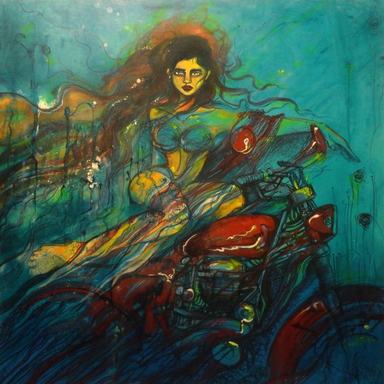sugar-rusted love Painting by fiza husain | Saatchi Art