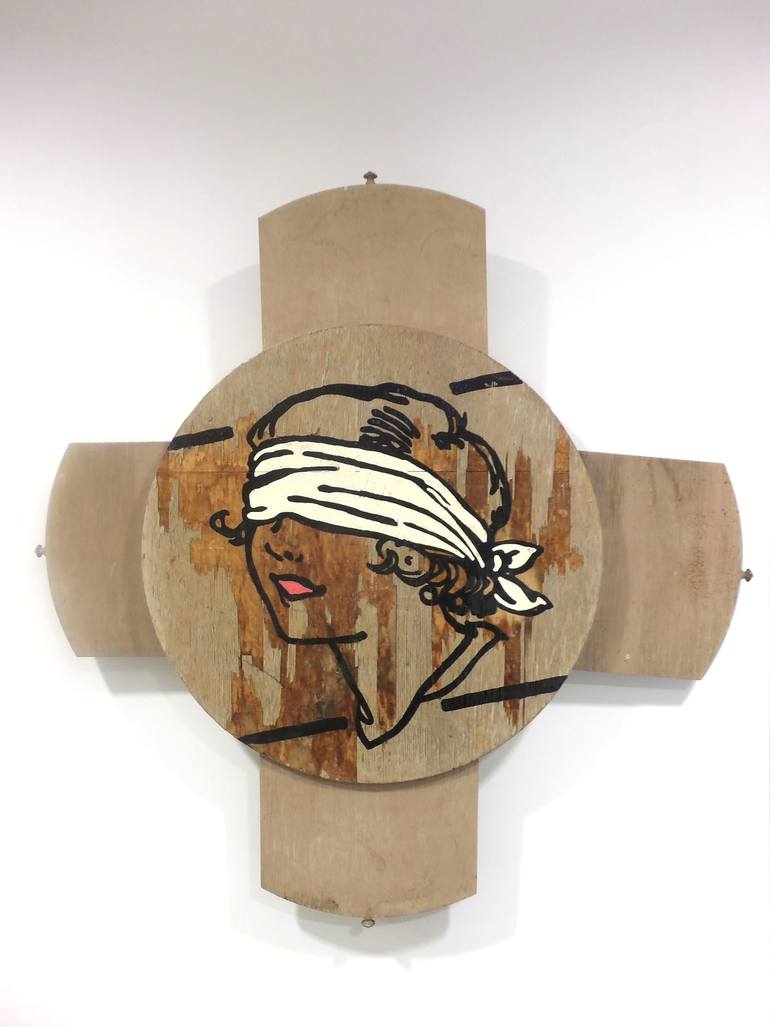 BLIND HER BUFF Painting by Athol Whitmore | Saatchi Art