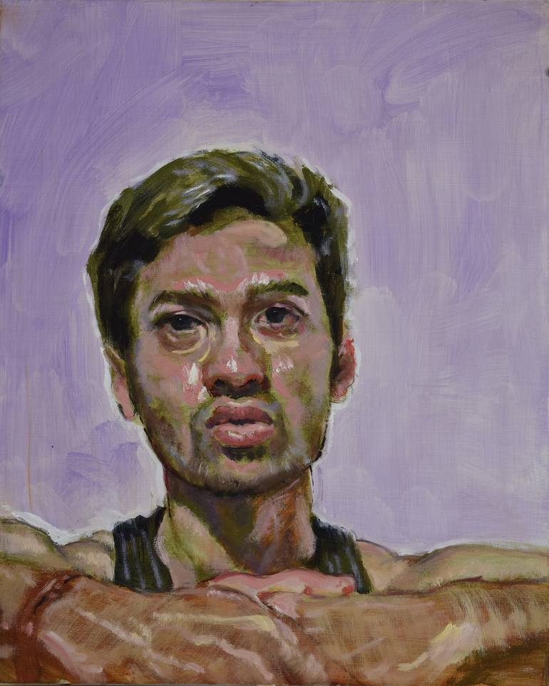 Immigration Study 3 Painting by Peter Wilde | Saatchi Art