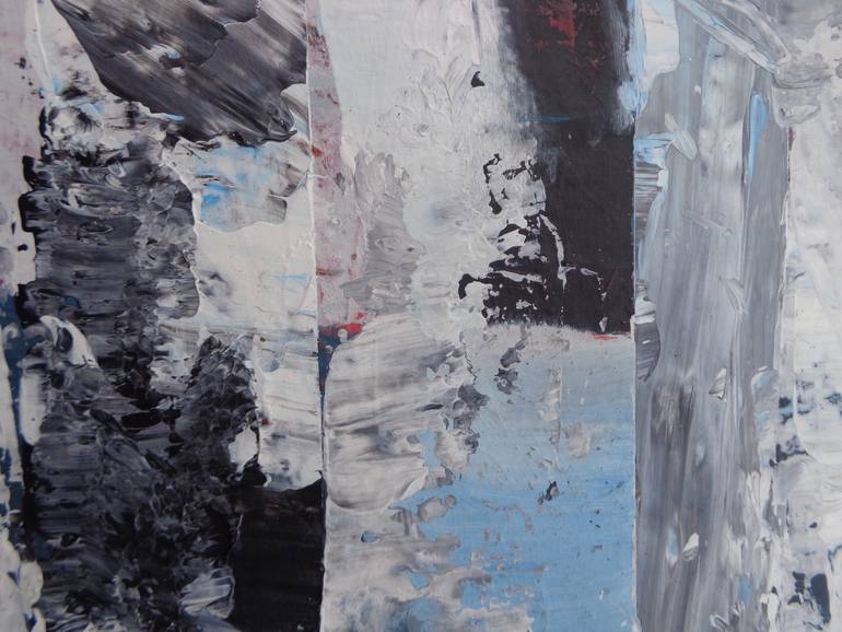 White Forest Painting by Karin Aherne Jansen | Saatchi Art