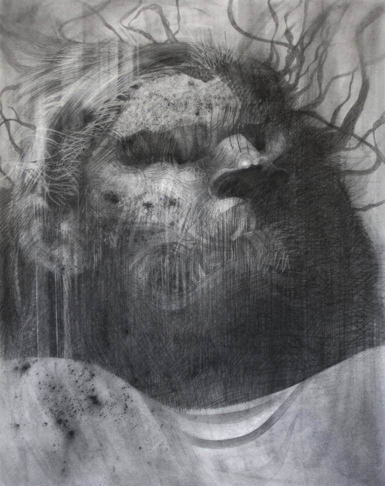 Post-Mortem Drawing by Jon Gomez | Saatchi Art