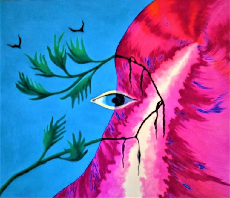 TWO REALITIES Painting by TATYANA SHVARTSAKH | Saatchi Art