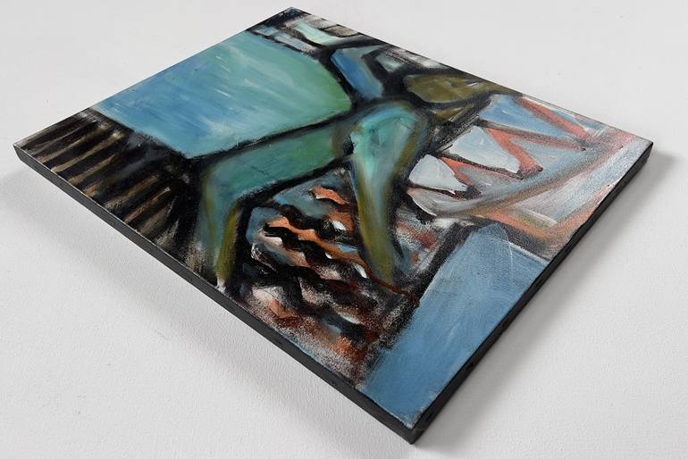 Aloe Vera with Shutters Painting by Stewart Fletcher | Saatchi Art