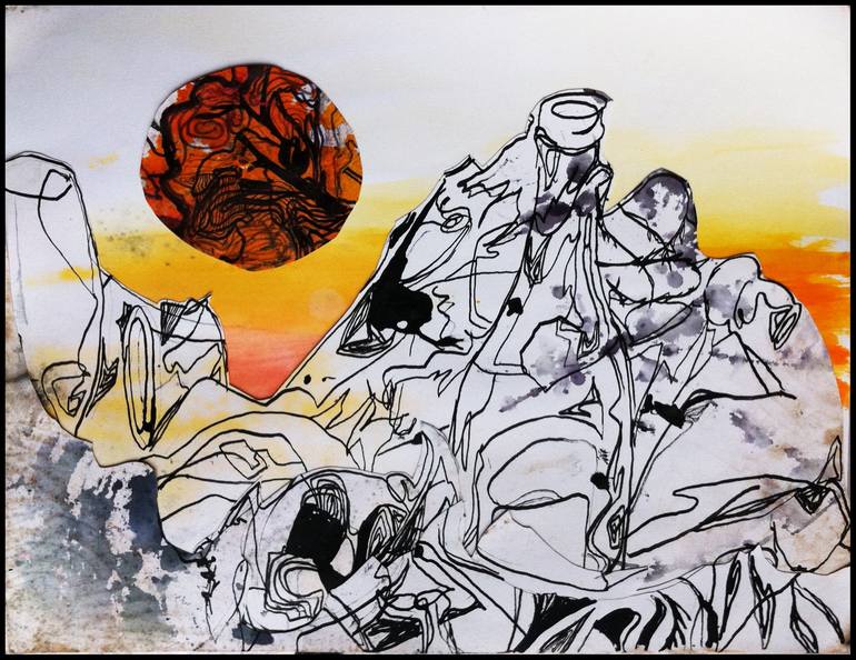 Debris Painting by Louise Riley | Saatchi Art