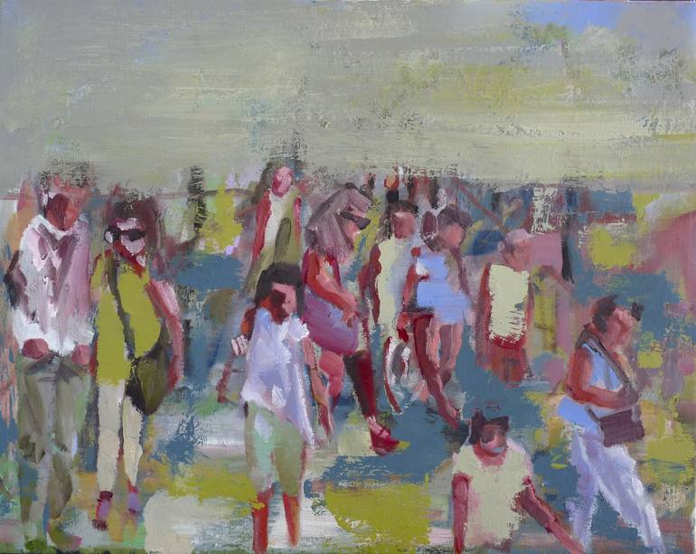 exodus NOA shortlisted Painting by Deirdre Burke | Saatchi Art