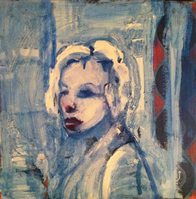 the Blonde Painting by William Wright | Saatchi Art