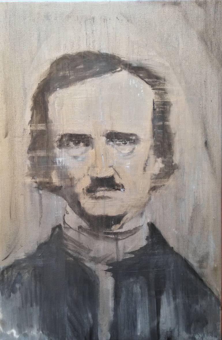 Edgar Allan Poe portrait Painting by William Wright | Saatchi Art