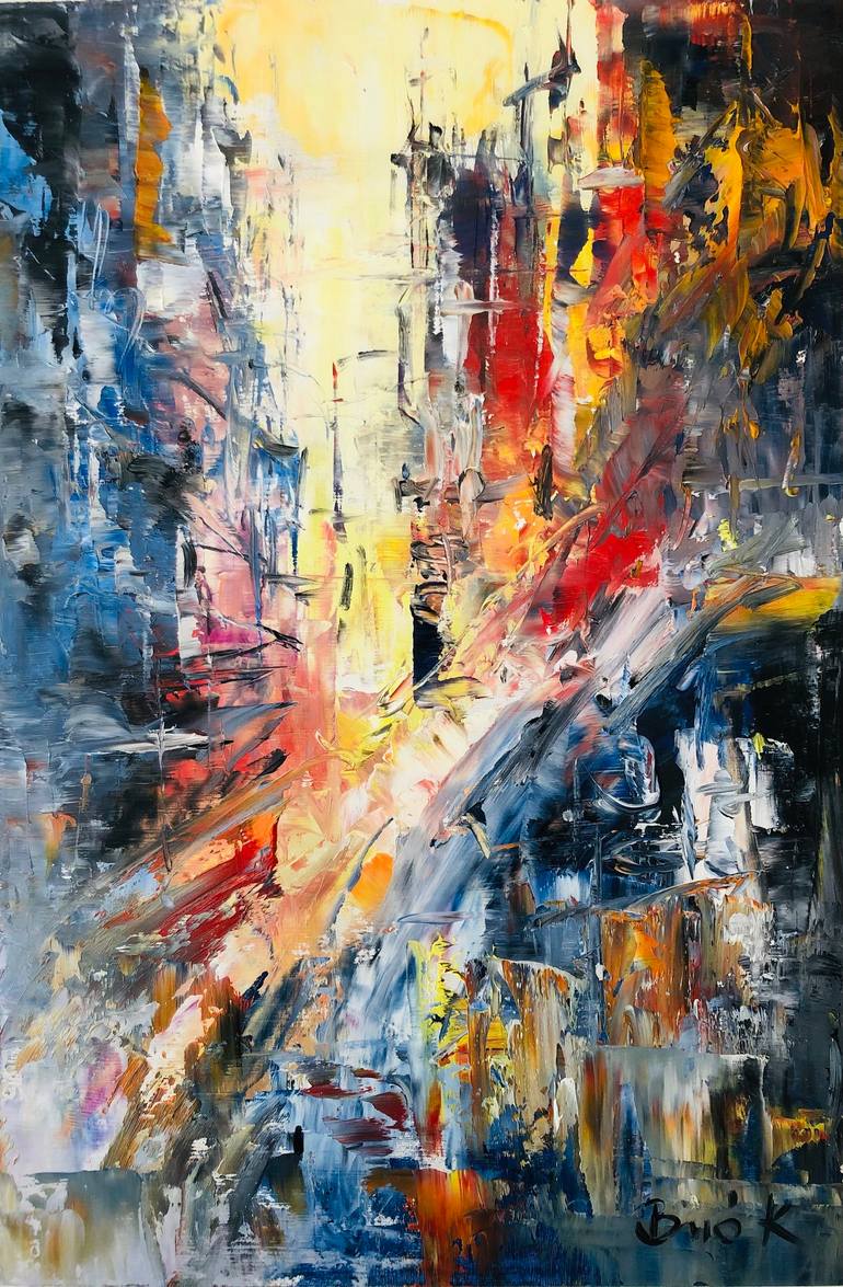 Dystopia Painting by Konrad Biro | Saatchi Art