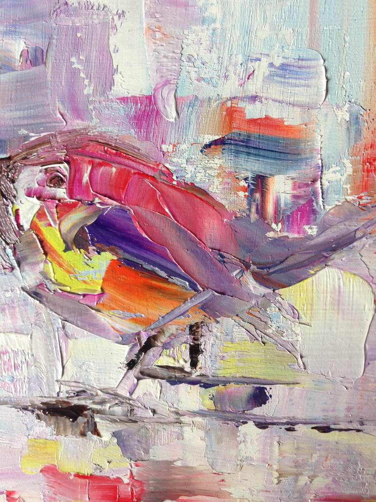 ABSTRACT BIRD SERIES.KONRAD BIRO ART Painting by Konrad Biro | Saatchi Art