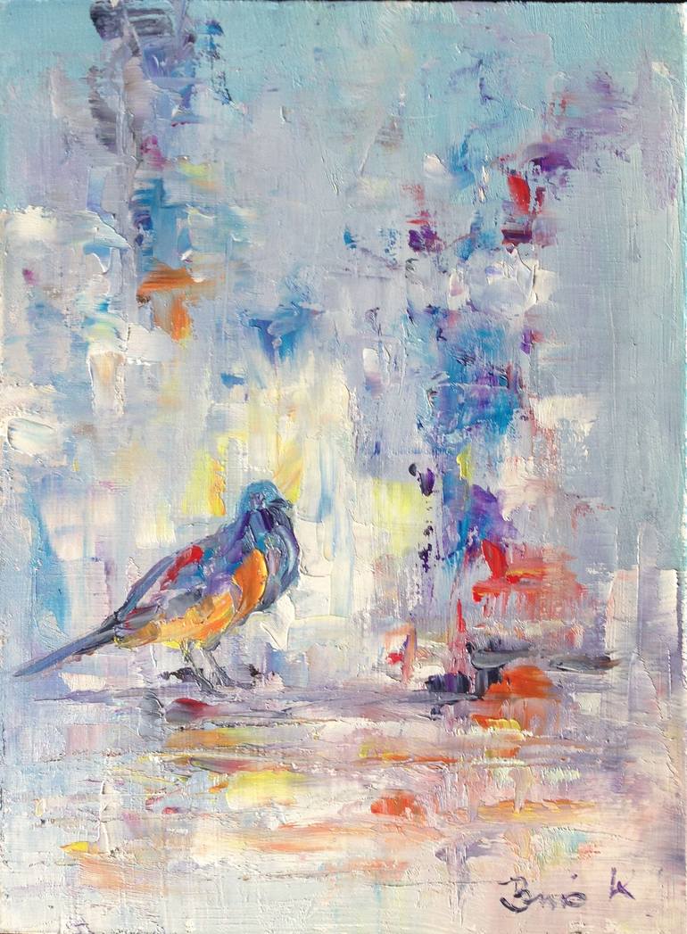 ABSTRACT BIRD SERIES.KONRAD BIRO ART Painting by Konrad Biro | Saatchi Art