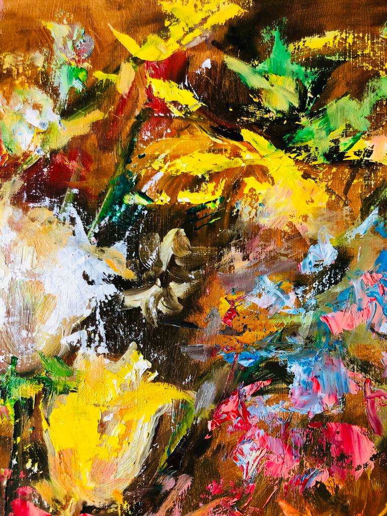 Flower still life Painting by Konrad Biro | Saatchi Art