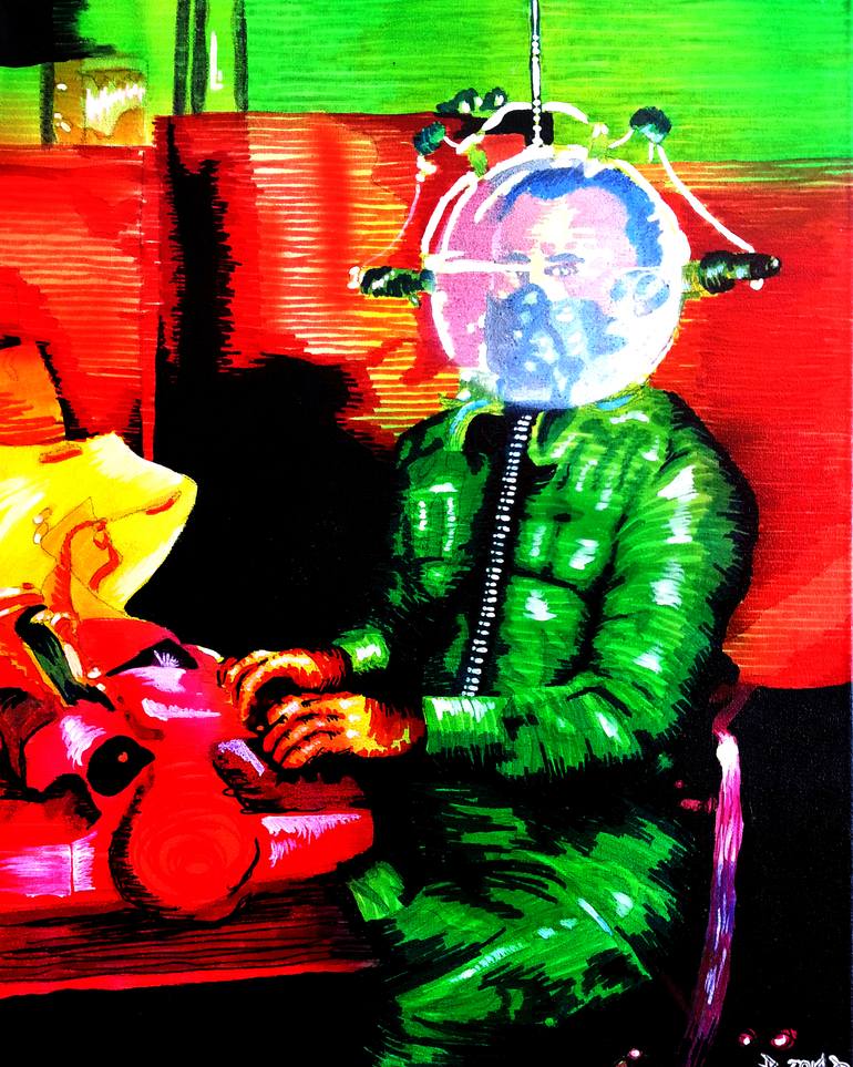 Garish: Werk Painting by Jordan Brun | Saatchi Art