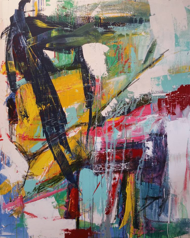 The Dance Painting by Seb Sweatman | Saatchi Art