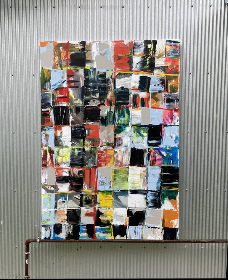 Grid 11x9 Aug22 Painting by Seb Sweatman | Saatchi Art