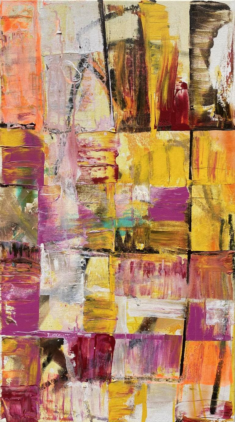 Sun Grid Painting by Seb Sweatman | Saatchi Art