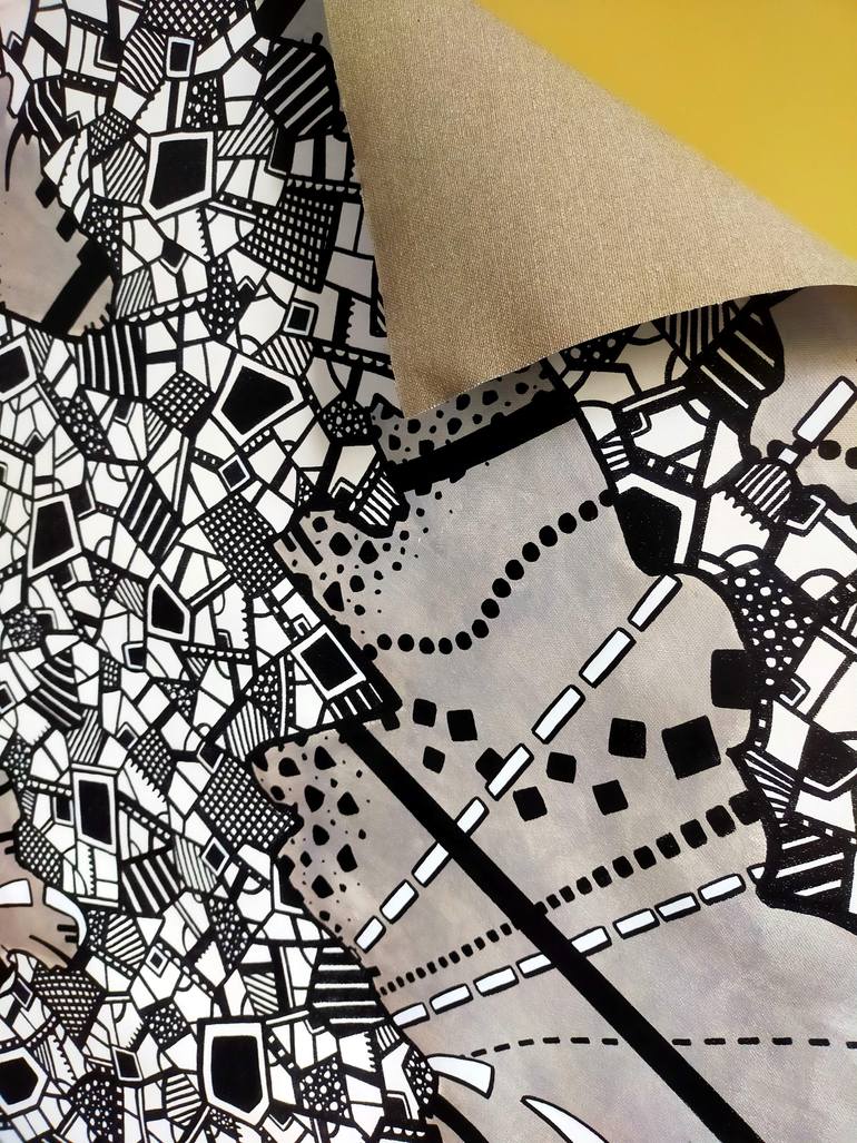 Gouge Away #3 Painting by Riccardo Capparella aka Ticco | Saatchi Art