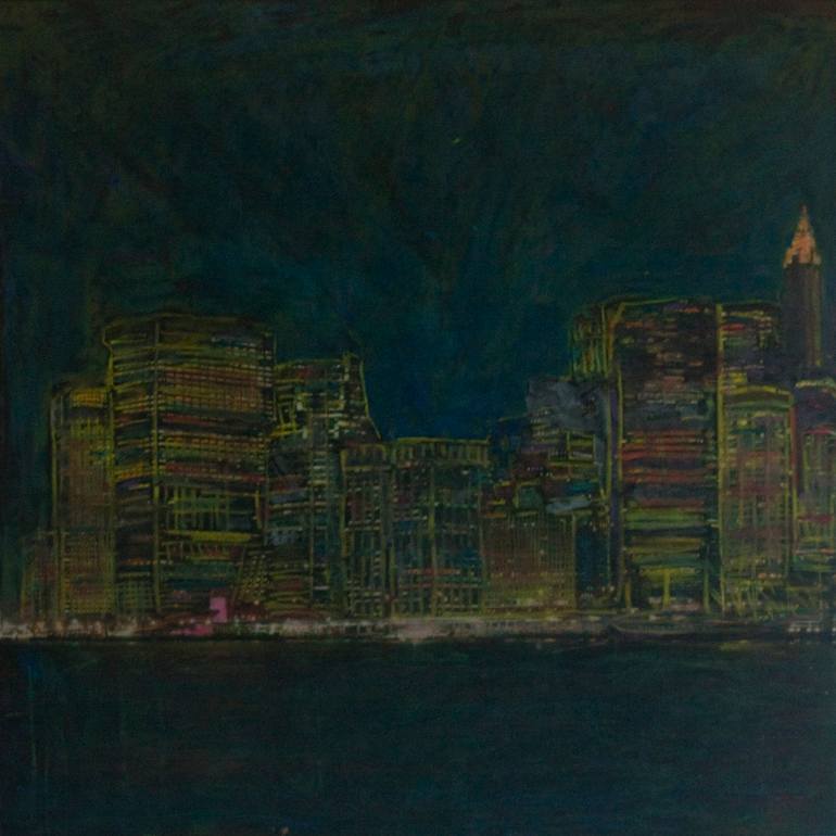 BrBrView/NYC Drawing by Mahlon Hoard | Saatchi Art