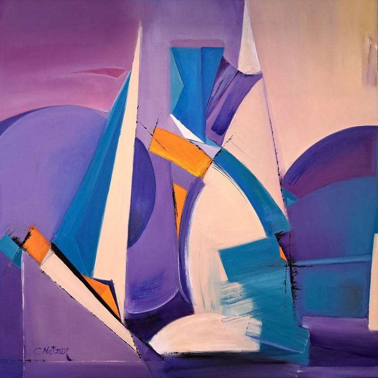 Blending into Painting by Clari Netzer | Saatchi Art