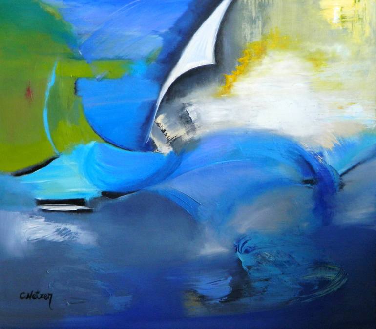 Tides Painting by Clari Netzer | Saatchi Art