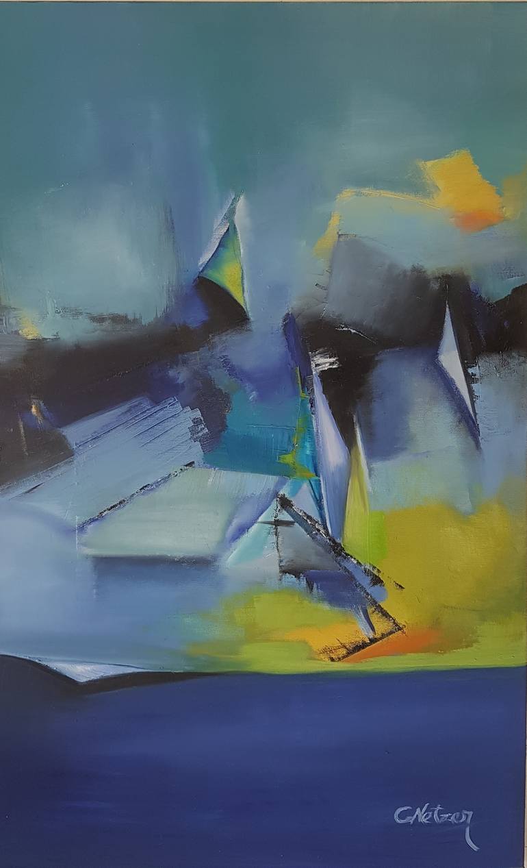 An open window Painting by Clari Netzer | Saatchi Art