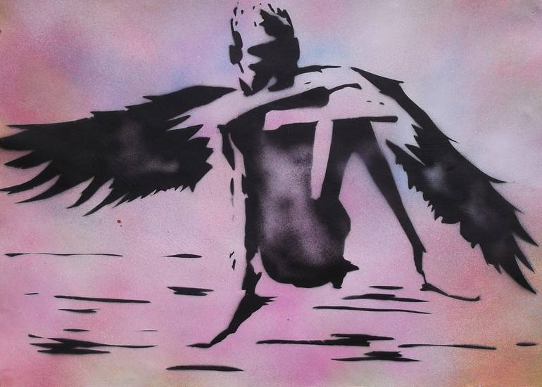 broken wing Painting by e o | Saatchi Art