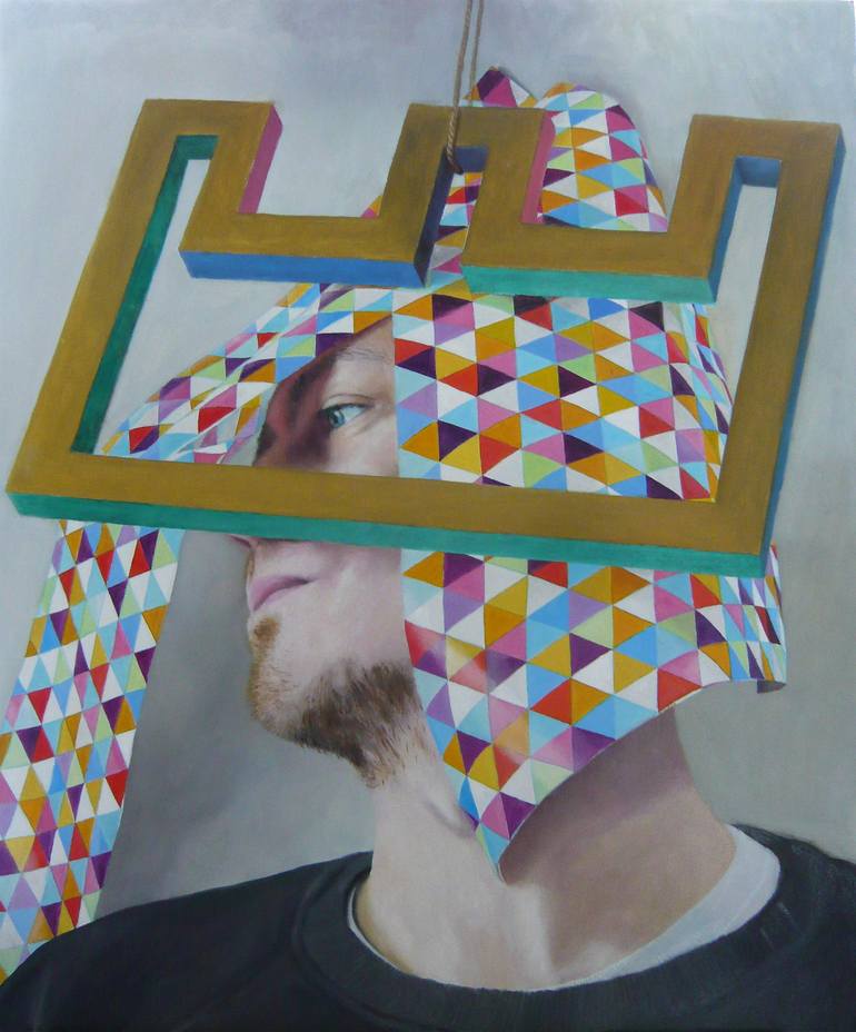 The King of Threes Painting by Nicholas Denney | Saatchi Art