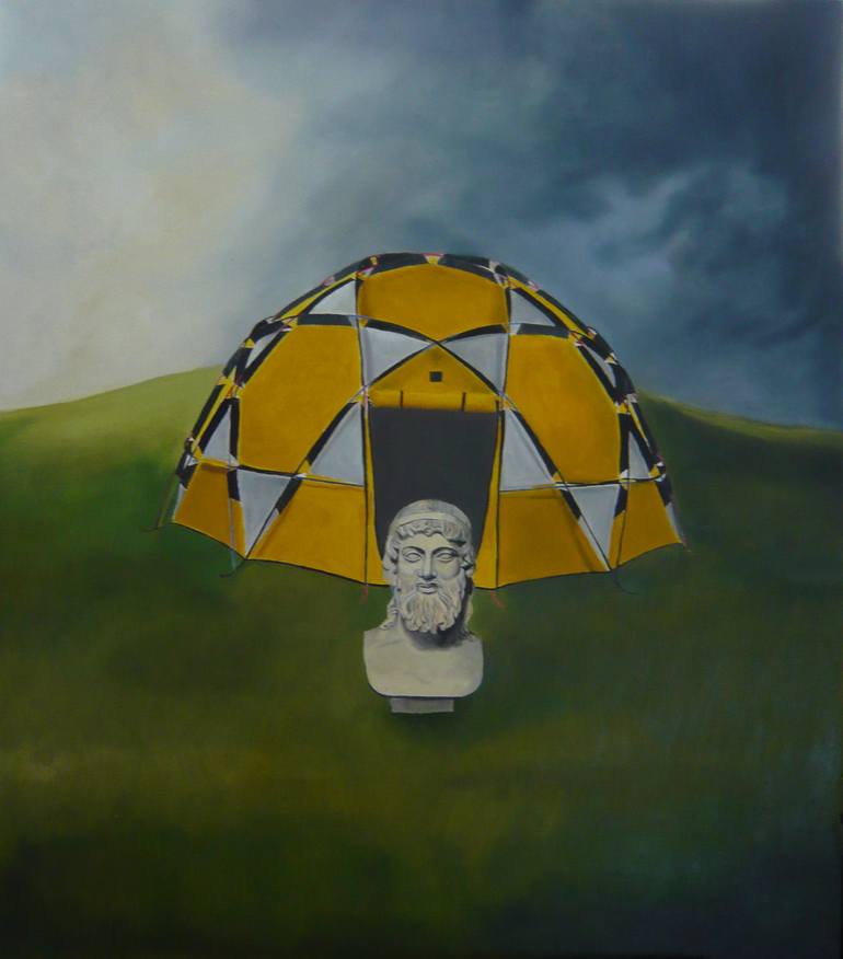 Tents Within Tents Painting by Nicholas Denney | Saatchi Art