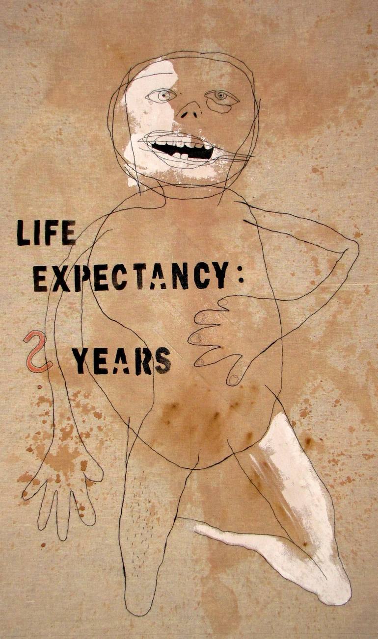 Life Expectancy Painting by Tamara Jelača | Saatchi Art