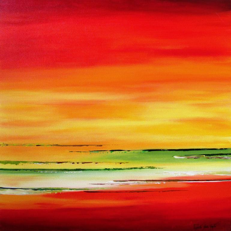 Into the Twilight Painting by Preshita Shah Gupta | Saatchi Art
