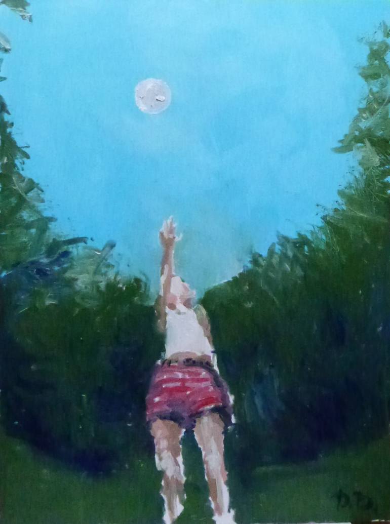 Reaching Painting by Dasha Bragina | Saatchi Art