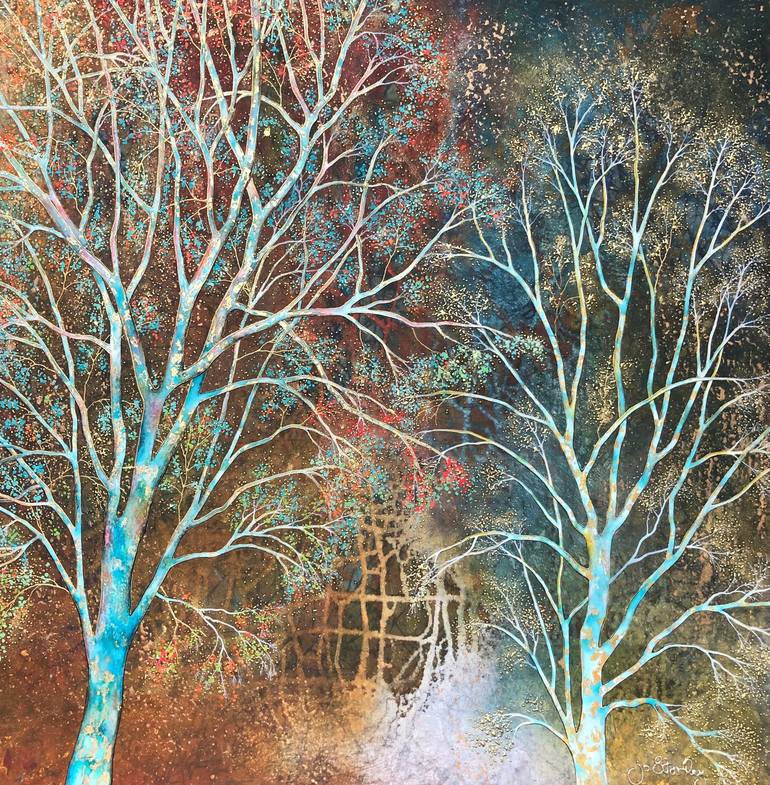 'Falling into You' Painting by Jo Starkey | Saatchi Art