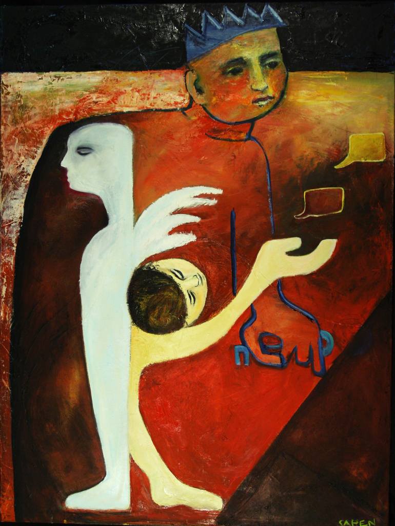 Asking for Forgiveness Painting by Saren Dobkins | Saatchi Art