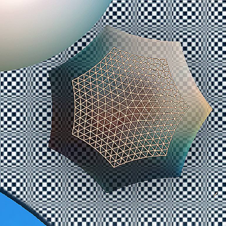 The hyperbola and the cyclide Mixed Media by Jean Constant | Saatchi Art