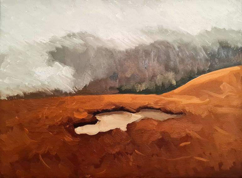 Faint landscape Painting by Liam Symes | Saatchi Art