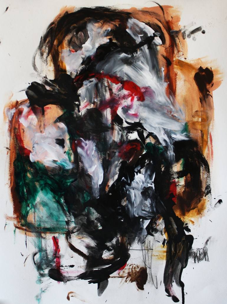 Untitled Abstract 061112; Original Abstract Painting Painting by Kaley ...