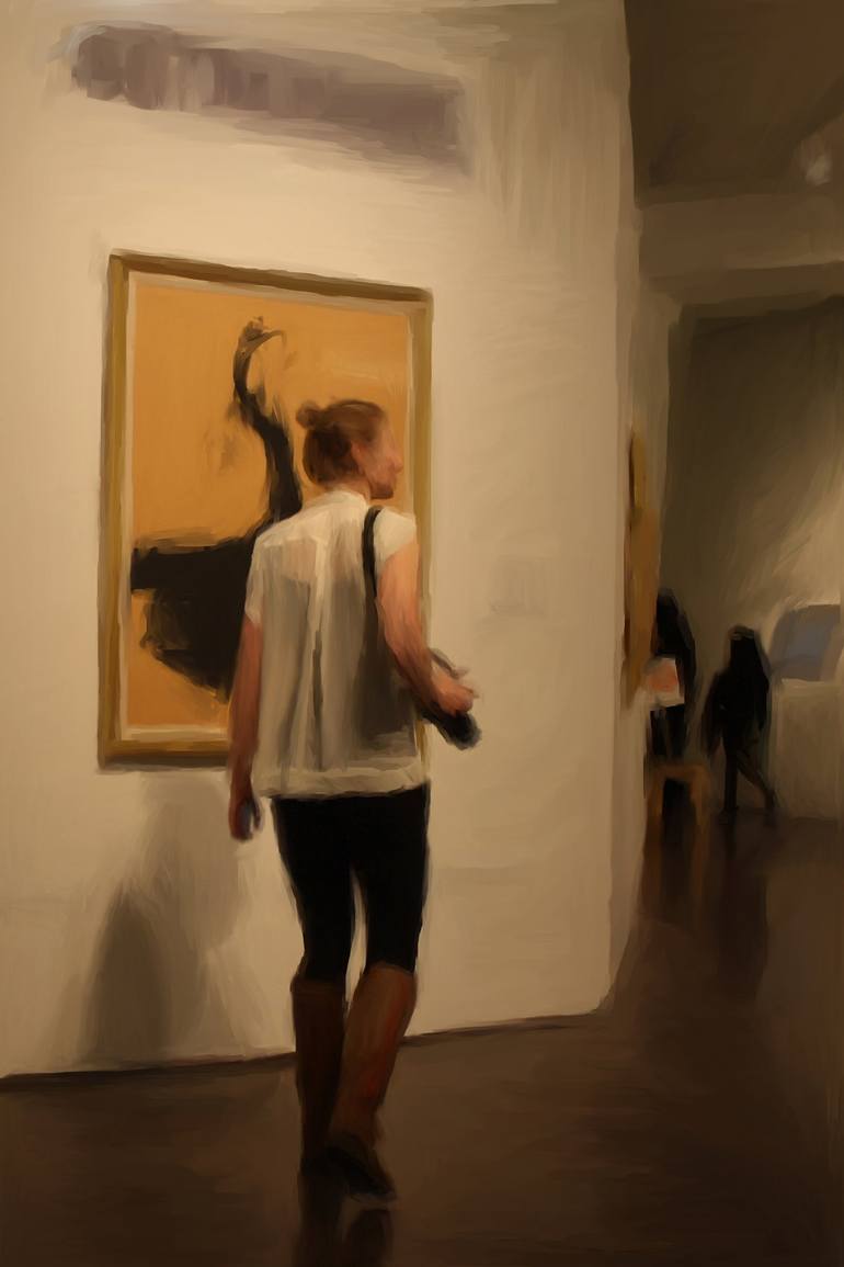 Afternoon at the Art Museum; 1 Painting by Kaley Rhodes | Saatchi Art