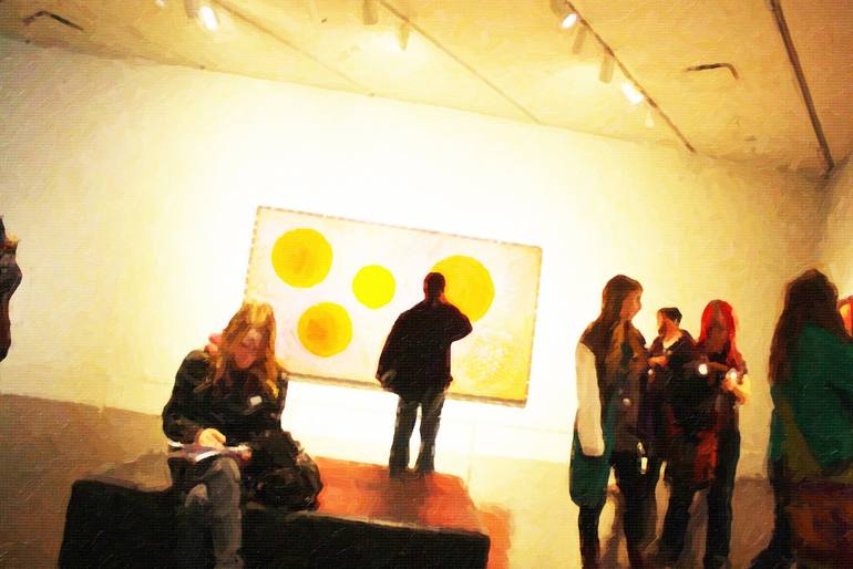 Art Museum Saturday 3 - SOLD Painting by Kaley Rhodes | Saatchi Art