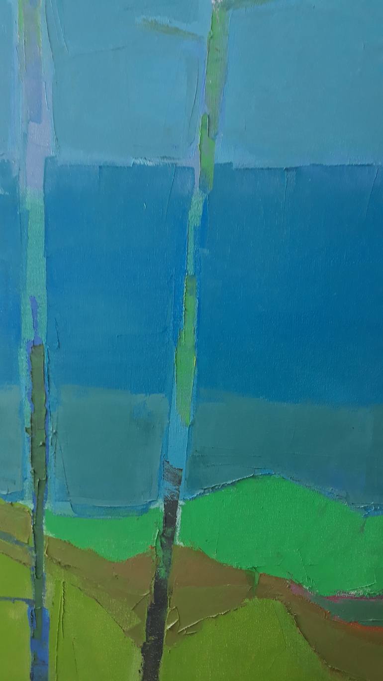 On the road to sea Painting by Virginia Chapuis | Saatchi Art