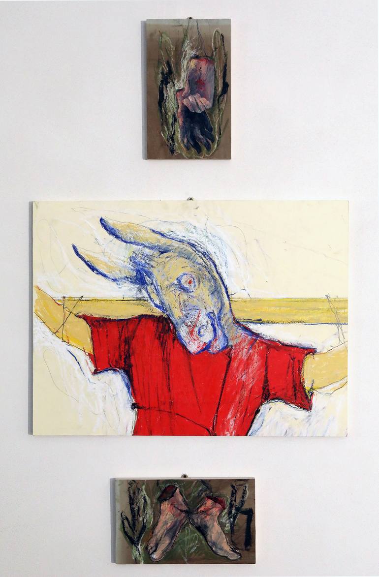 Theater of human decadence: martyrdom asinine Painting by Tony Afeltra ...