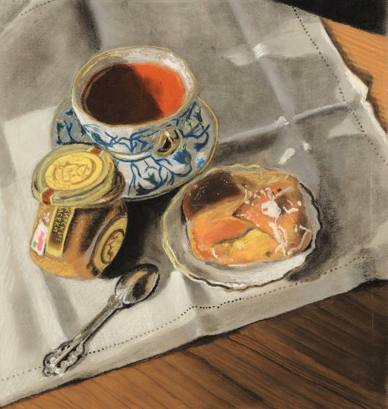 Morning Delight Drawing by Julia Lebedeva | Saatchi Art