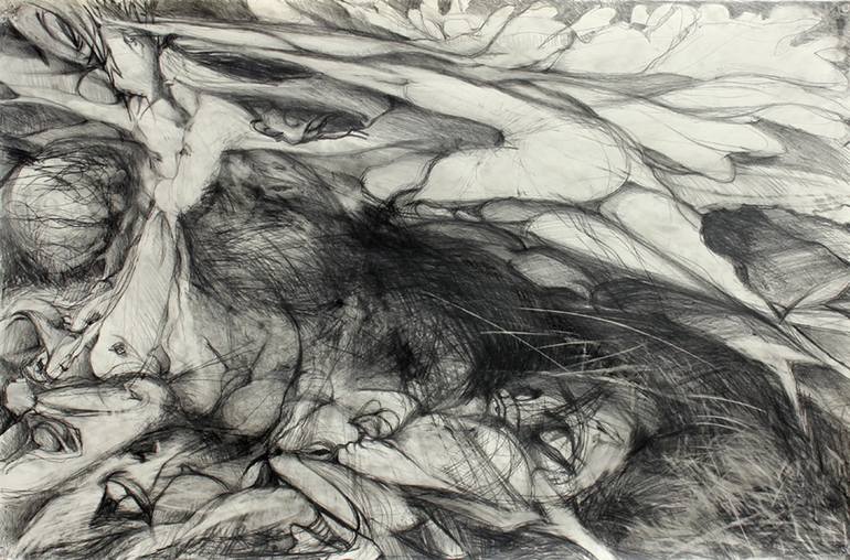 The Rescue Drawing by AswoonSusan Woods | Saatchi Art