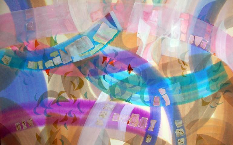 Swirls Painting by Shirlee Frank | Saatchi Art