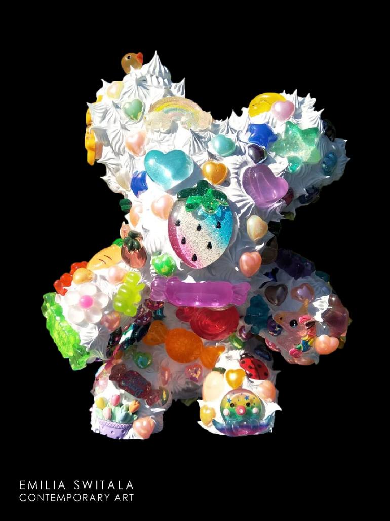 AIDEYA TEDDY BEAR Sculpture by Emilia Switala | Saatchi Art