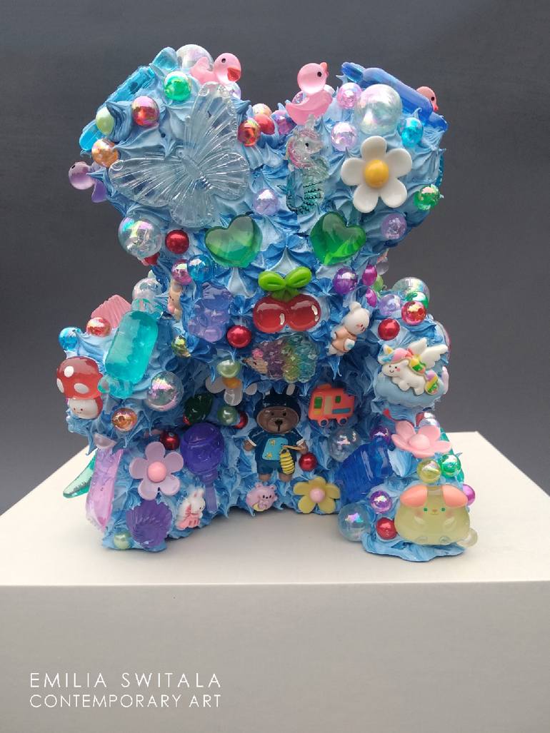 NENO BUK TEDDY BEAR Sculpture by Emilia Switala | Saatchi Art