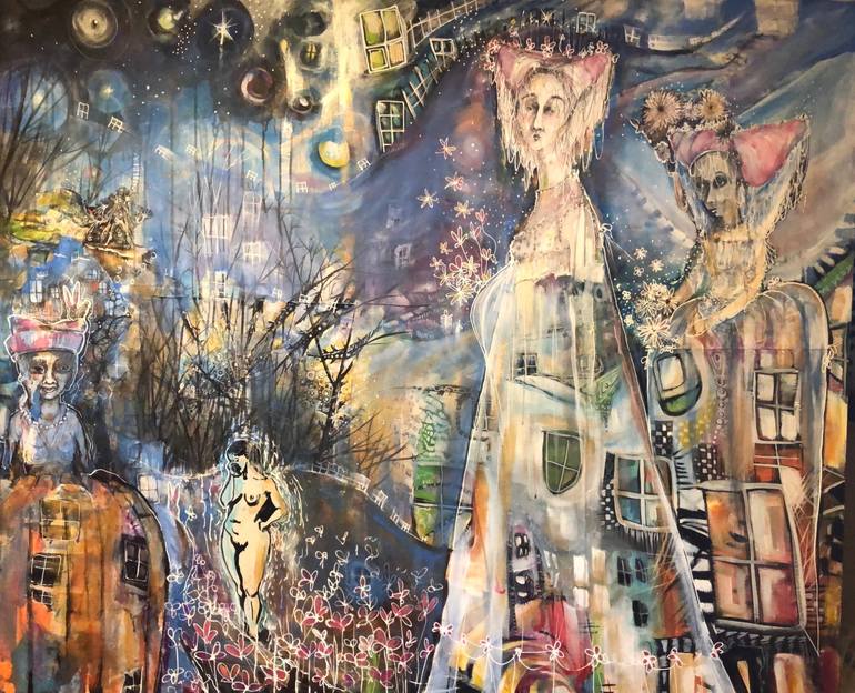 At the Stroke of Midnight Painting by Jennifer Gillia Cutshall ...