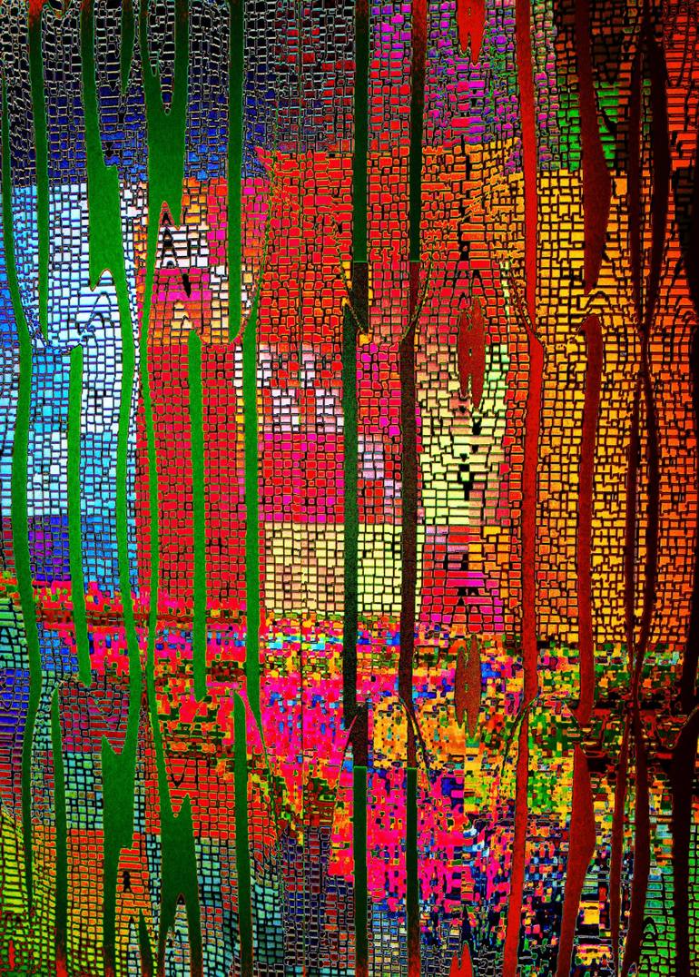 City through reeds Photography by George Hunter | Saatchi Art