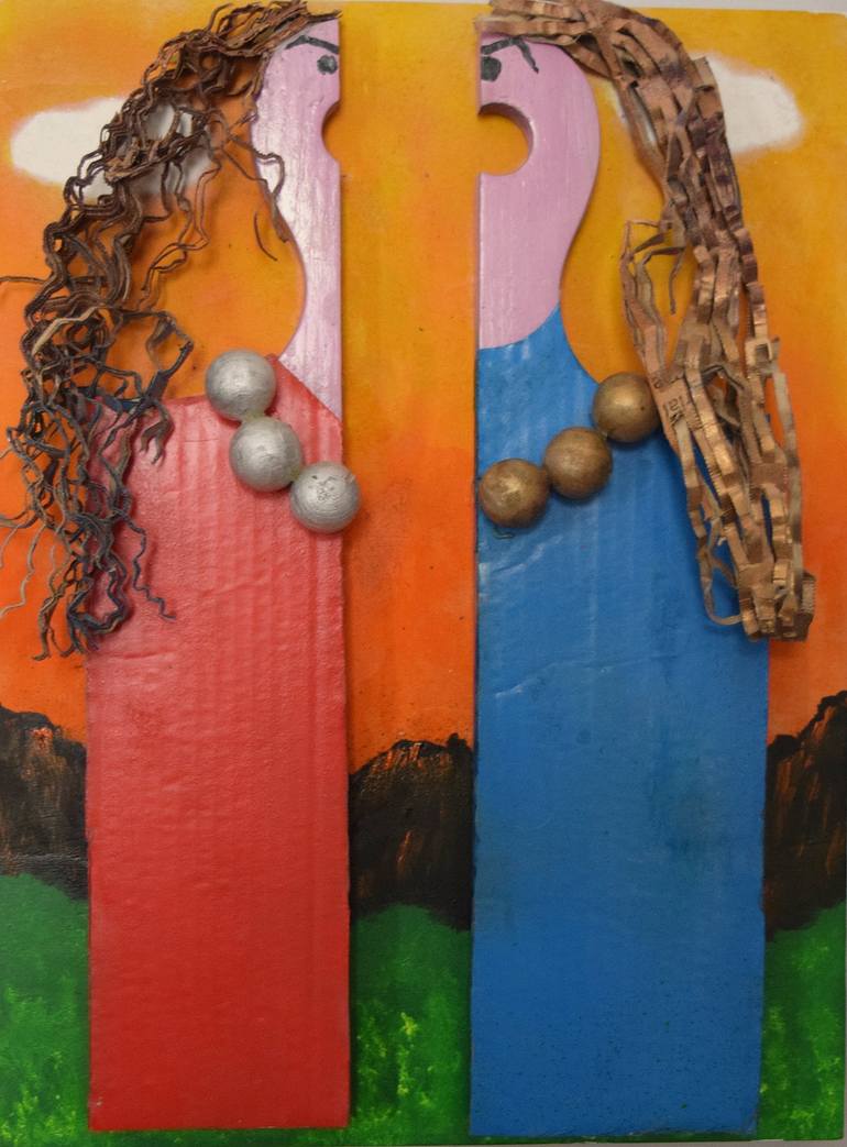 The Argument Painting by George Hunter | Saatchi Art