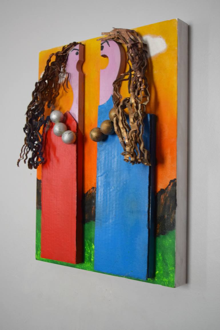 The Argument Painting by George Hunter | Saatchi Art